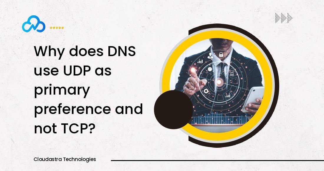 Why does DNS use UDP as Primary Preference and not TCP? | by Aman dubey | Medium