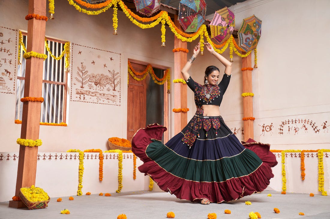 Dressing Up for Dandiya Night. Navratri is a vibrant and lively… | by ...
