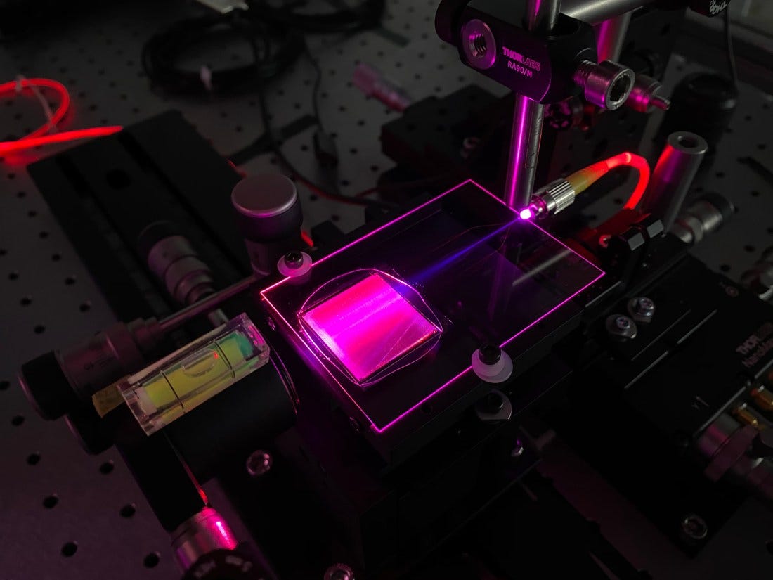 Light on a chip. VitreaLab’s display-components are… | by Francesco Pellegatta - VitreaLab GmbH ...