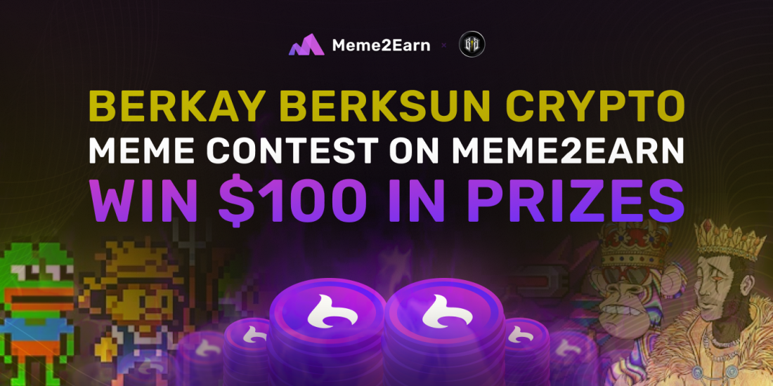 Win $100 in the Berkay Berksun Crypto Meme Contest on Meme2Earn | by ...