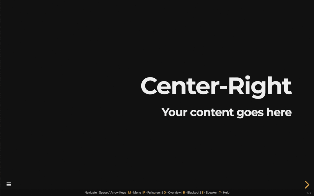 GitPitch Presentation Layout Options | by David Russell @ GitPitch | Medium