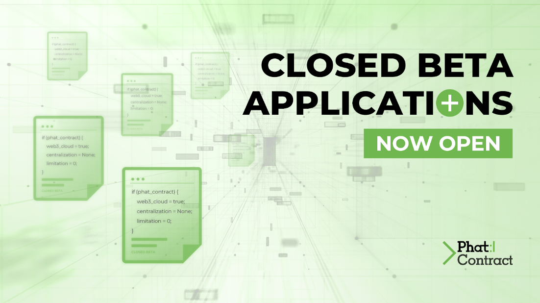 Phat Contract : Ouverture des Condidatures Pour La Version Beta | by BlackStone | Phala ...