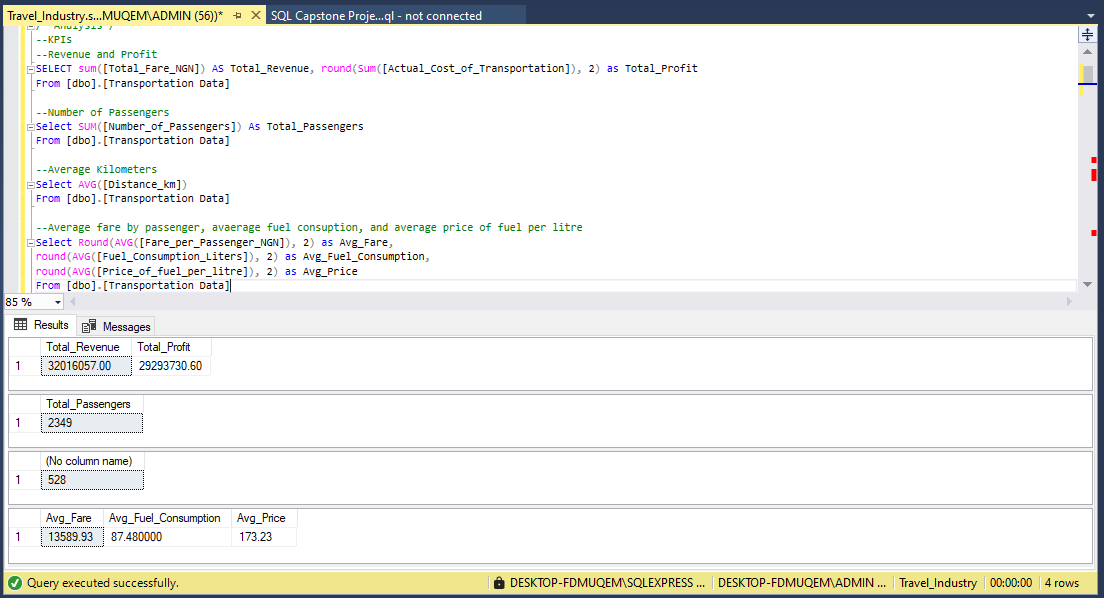 SQL-Based Analysis of Bus Travel Data for Operational Improvement | by Opeyemi Ogundipe | Apr ...