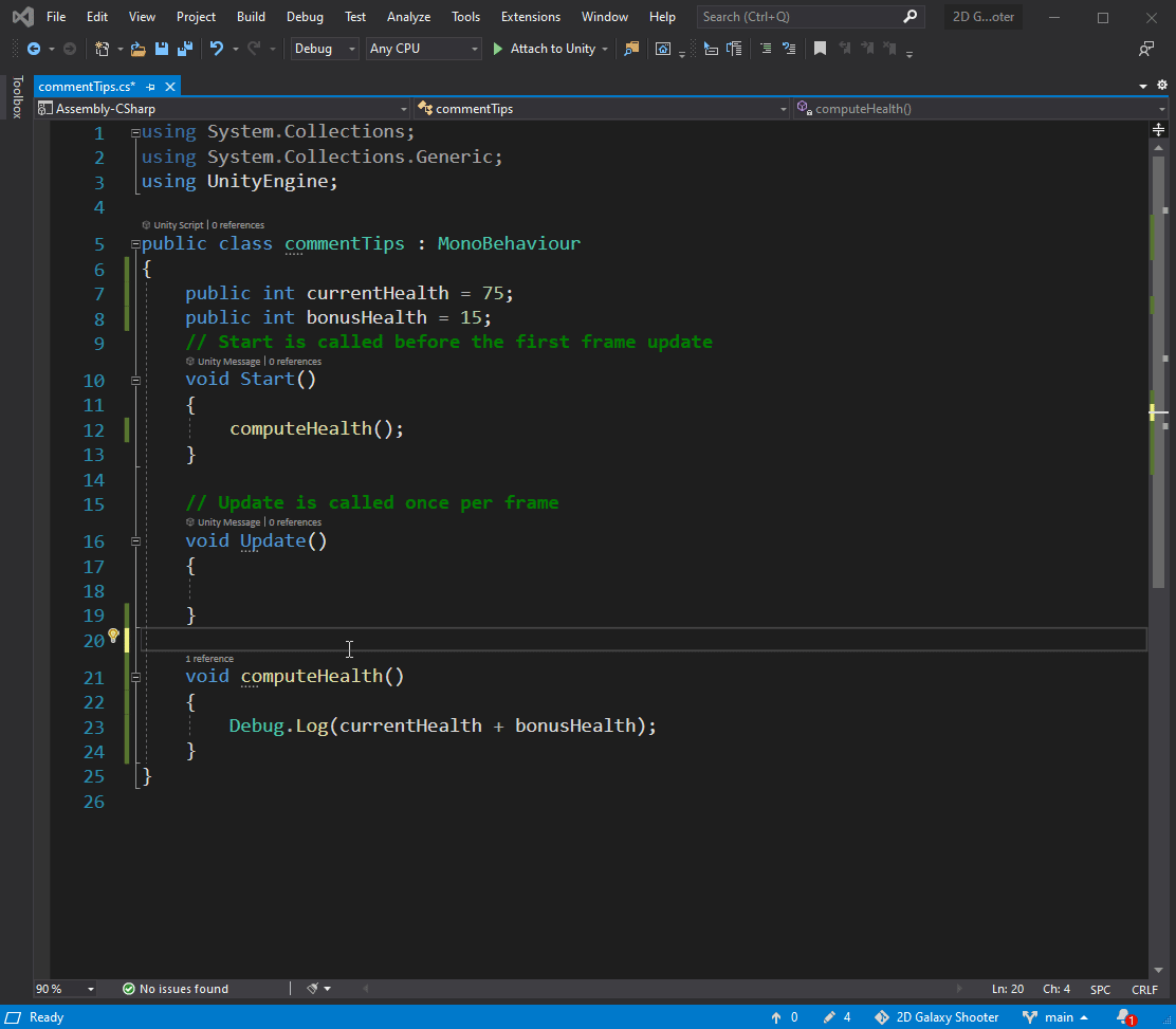 Commenting Your Code. Correctly commenting out your code with… | by ...