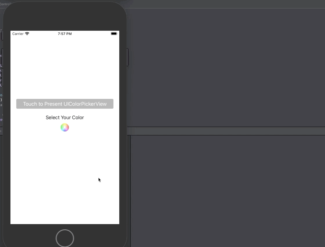 iOS14 UIColorPickerViewContoller, UIColorWell | by Jinhyuk | Medium