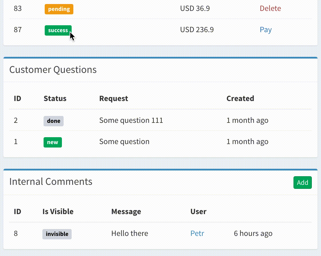 Status Component Example with Vue.js | by Petr Reshetin | Medium