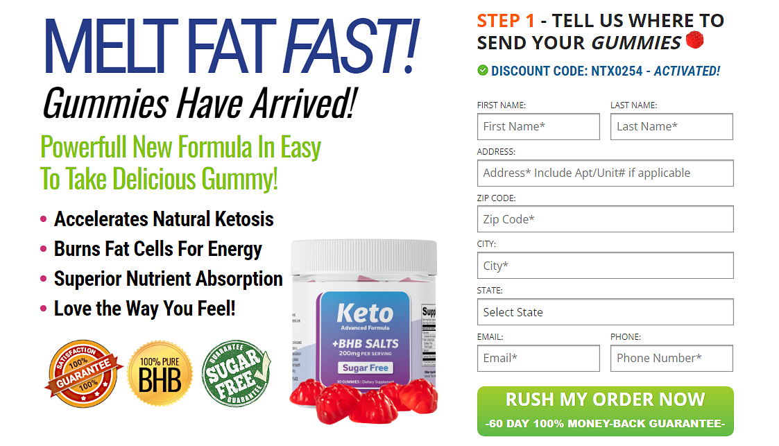 Keto Advanced BHB Salt Gummies United State (USA) For Sale, Working & Reviews [Updated 2024 ...