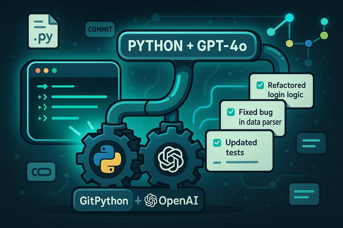 I Built a Git Commit Message Generator Using Python and OpenAI’s API | by Zain Ahmad | Level Up ...