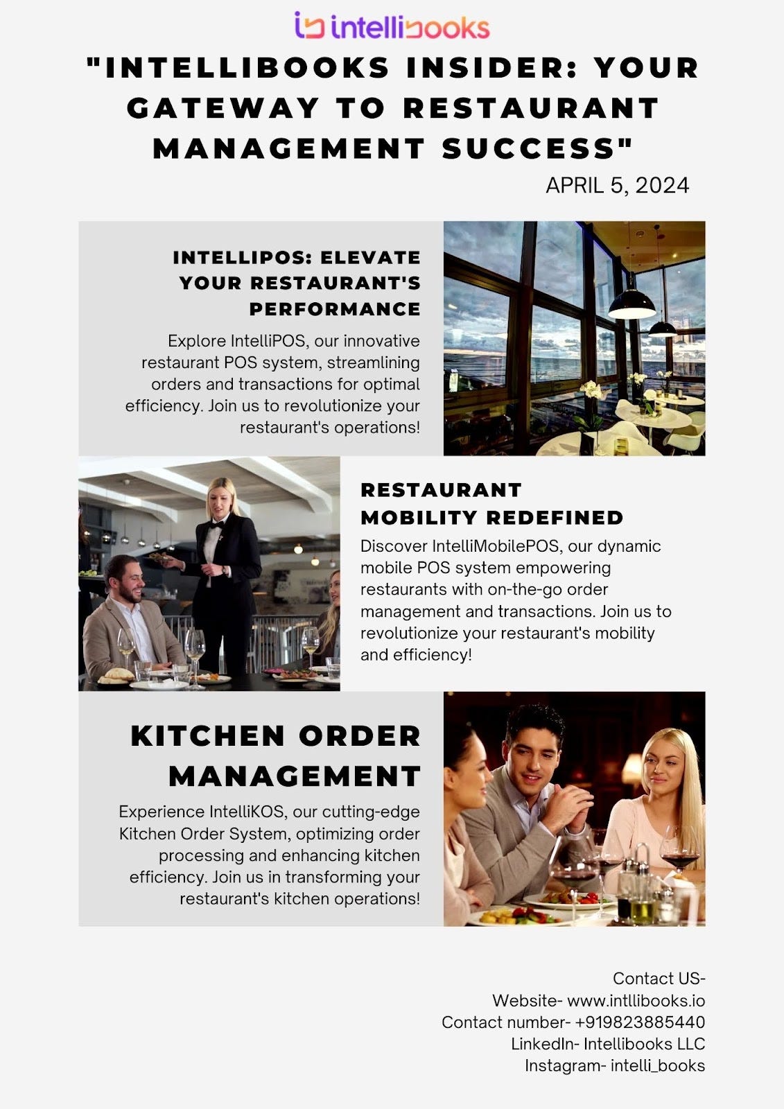 IntelliBooks: Revolutionizing Restaurant Management with Unparalleled ...