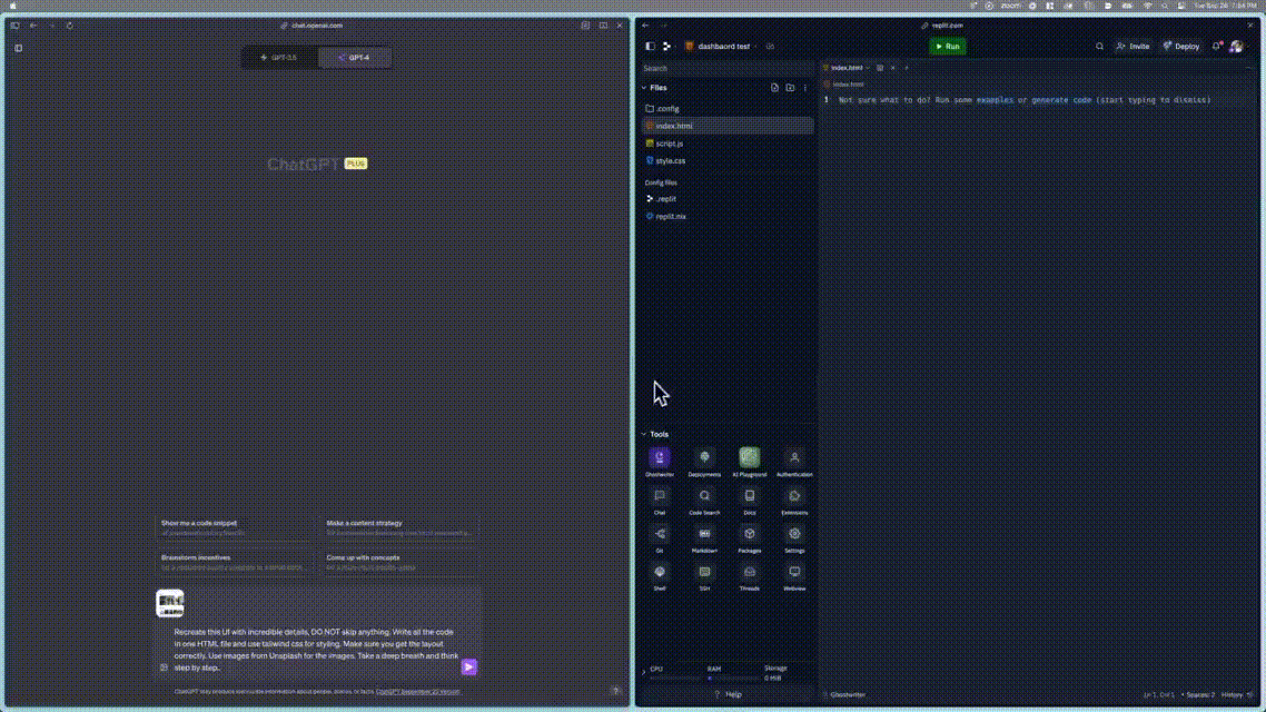 Turn Images into Live Websites using GPT-4 vision and Replit | by ...