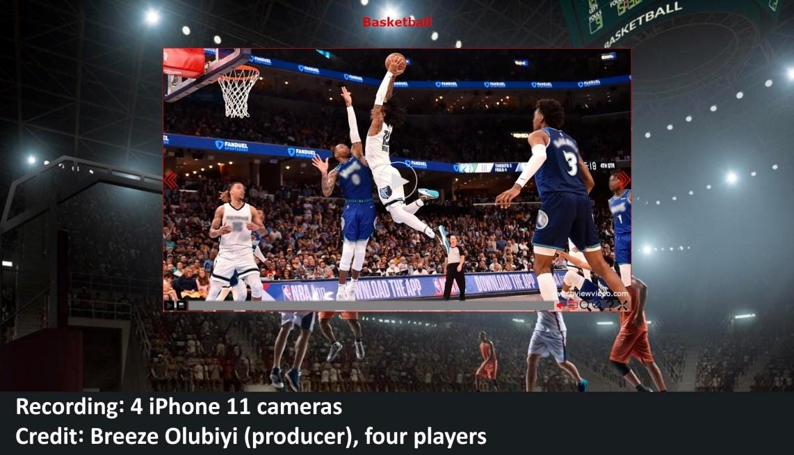 Watch the first ever basketball video where you can switch the view of ...