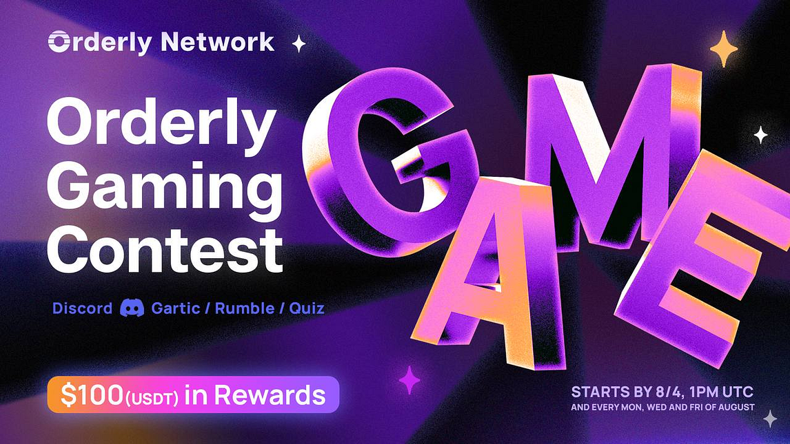 Announcing the Orderly Discord Gaming Contest | by Orderly Network (🟣,🟣 ...