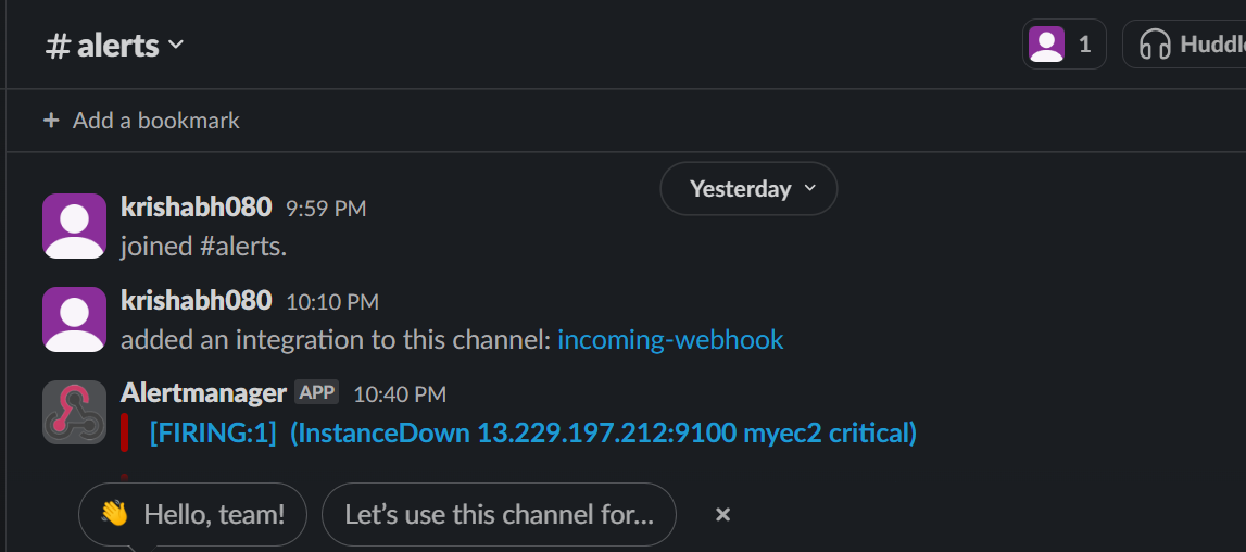 Prometheus Alert Manager Setup and Alert Configurations (Slack) | by Krishabh | Medium