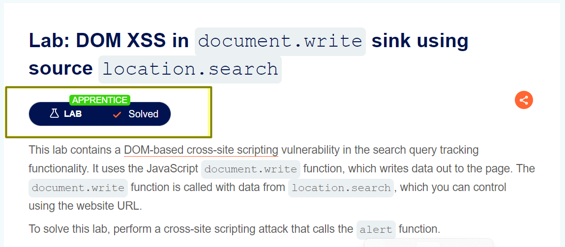 PortSwigger Cross-site Scripting Lab-3 | by Dharmendrakumar | Medium
