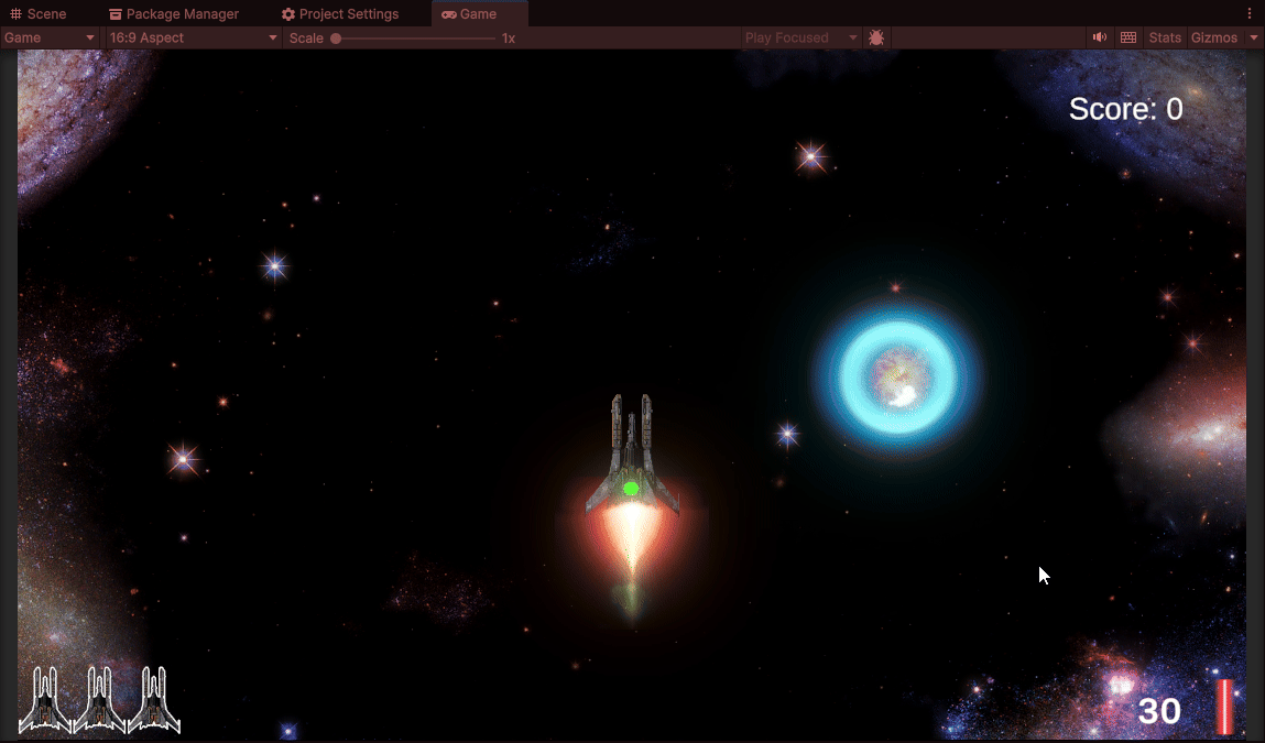 Homing Projectile in Unity. The homing laser fired by the player… | by ...