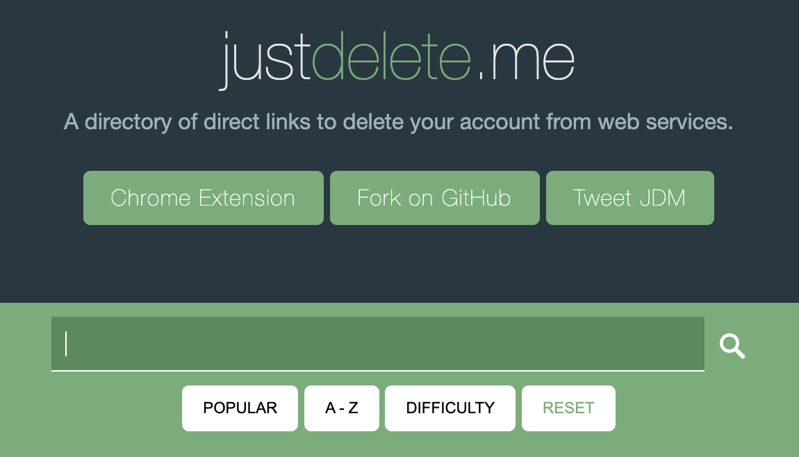 Just Delete Me: A Powerful Tool For Scrubbing You Off The Internet | by ...