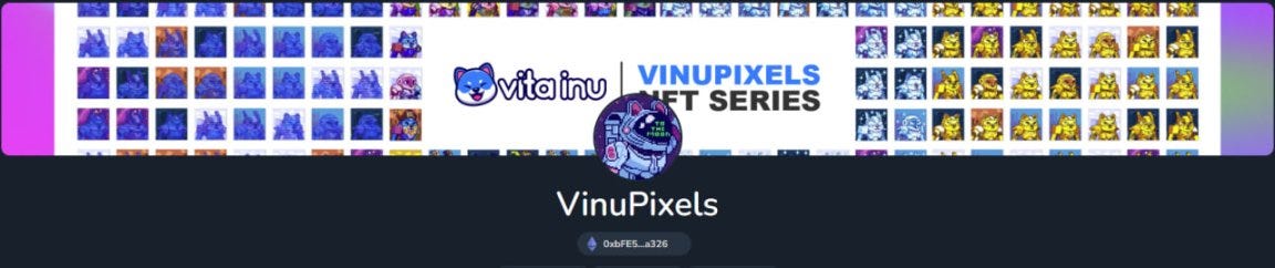 The VinuPixels NFT Collection. VinuPixels is the first major NFT… | by Vinu Foundation | VINU ...