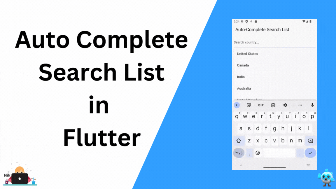 Flutter Auto-Complete Search List: Step-by-Step Implementation Guide | by Flutter Nik | Medium