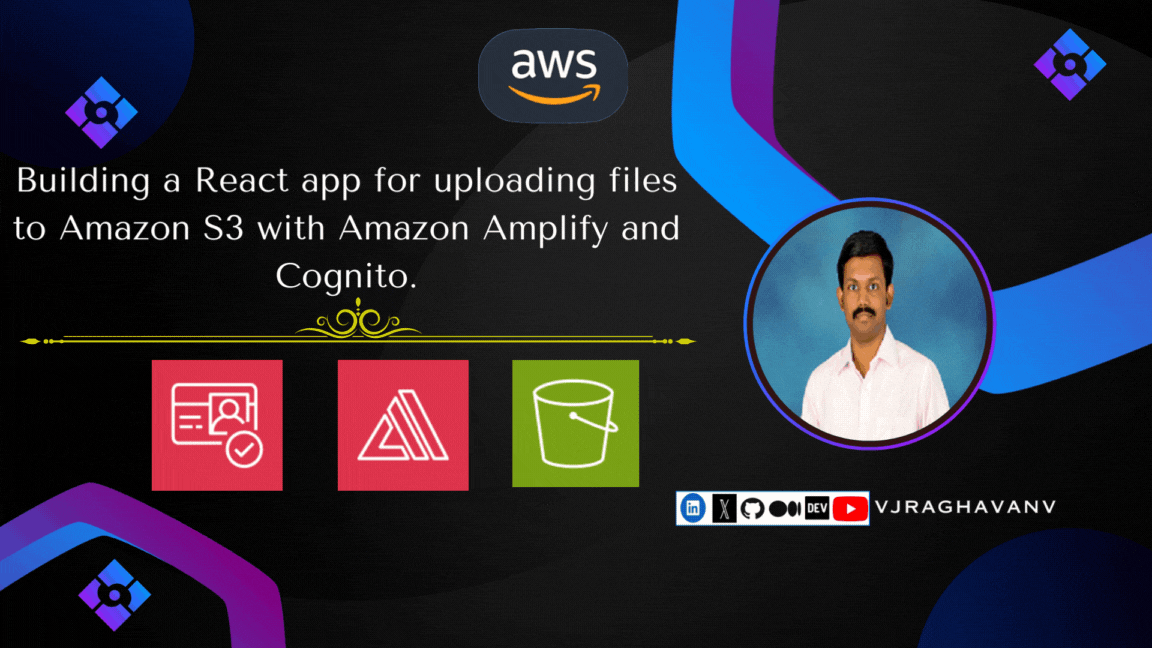 Building a React app for uploading files to Amazon S3 with Amazon Amplify and Cognito. | by ...