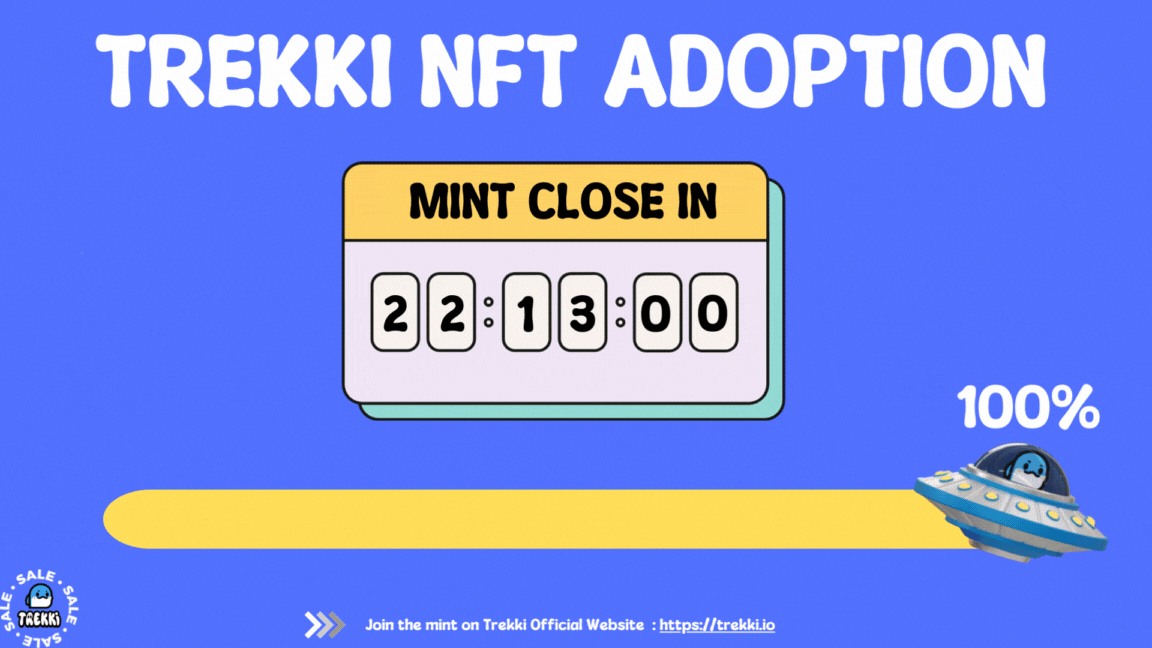 Exciting news! The Trekki NFT Collection has reached over 100% deposit ...