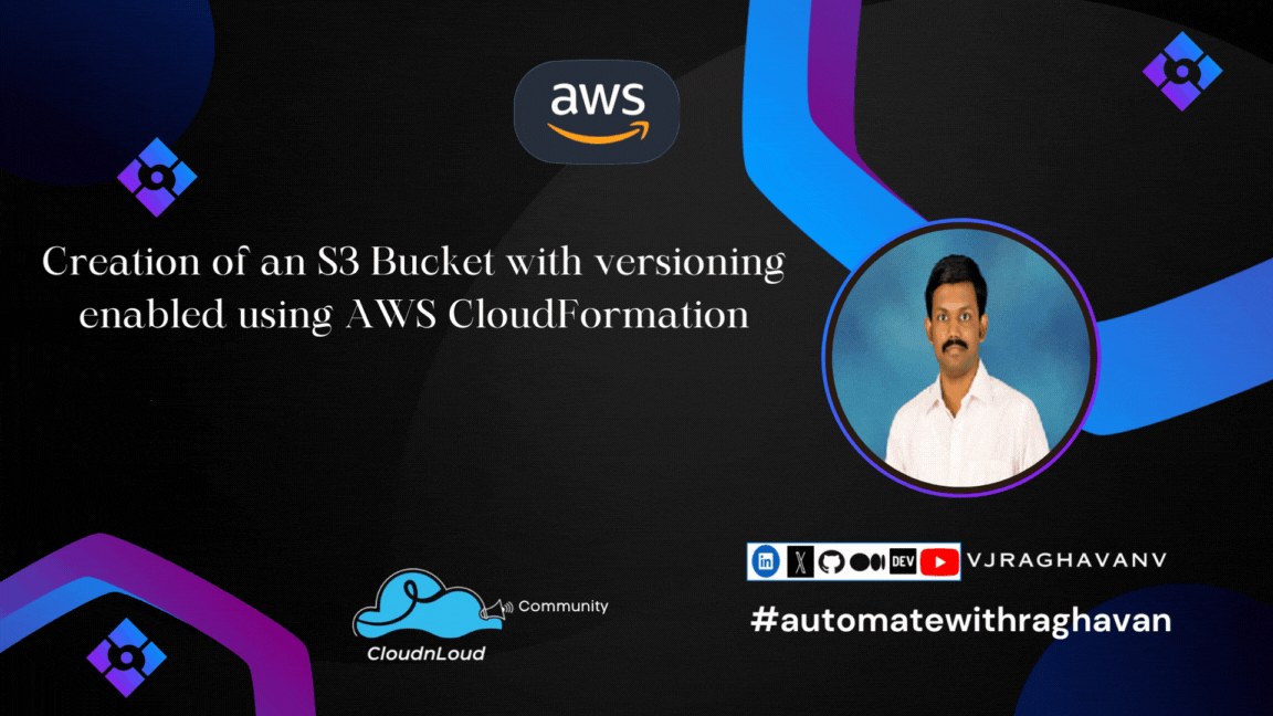 #Week6AWSWorkshopsChallenge-🛢️How to create an S3 bucket with versioning enabled using AWS Cloud ...