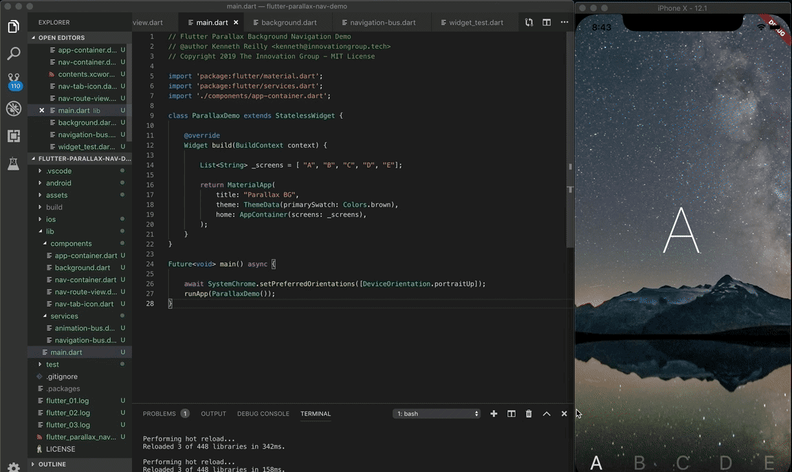 Creating a Parallax Background in Flutter | by Kenneth Reilly | ITNEXT