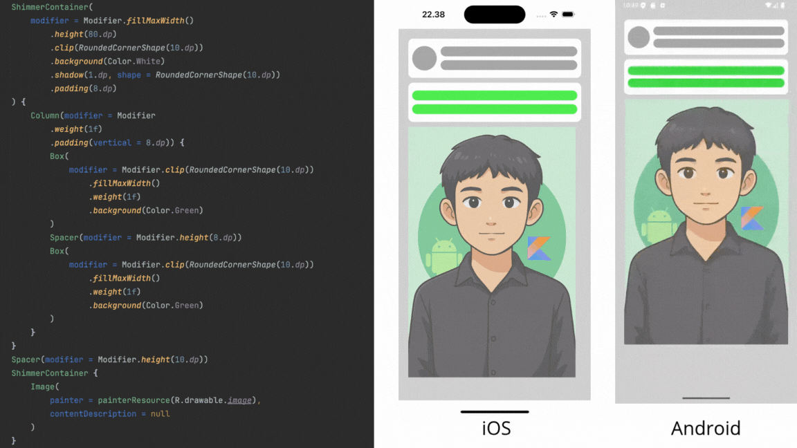 Easy Shimmer Loading for Jetpack Compose & KMM | by Anang Suwasto | Nov ...
