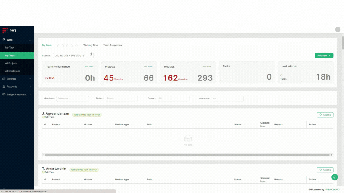 Product Update | Working time | Team assignment | Public holiday | by PMT - FIBO CLOUD | Medium