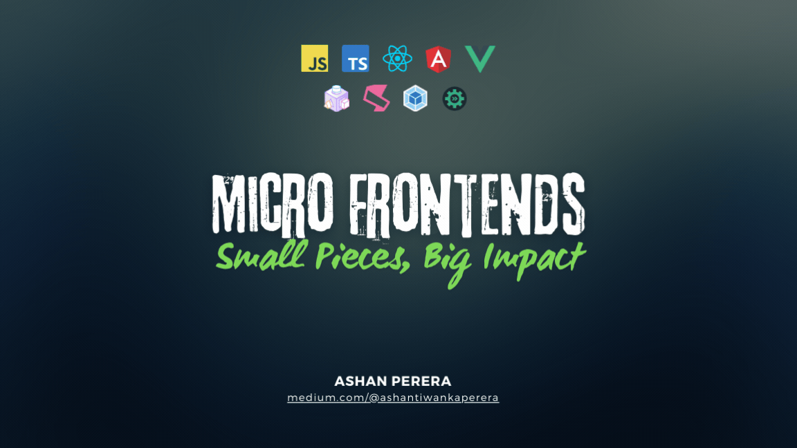 Micro Frontends: Small Pieces, Big Impact | by Ashan Perera | Sep, 2024 ...