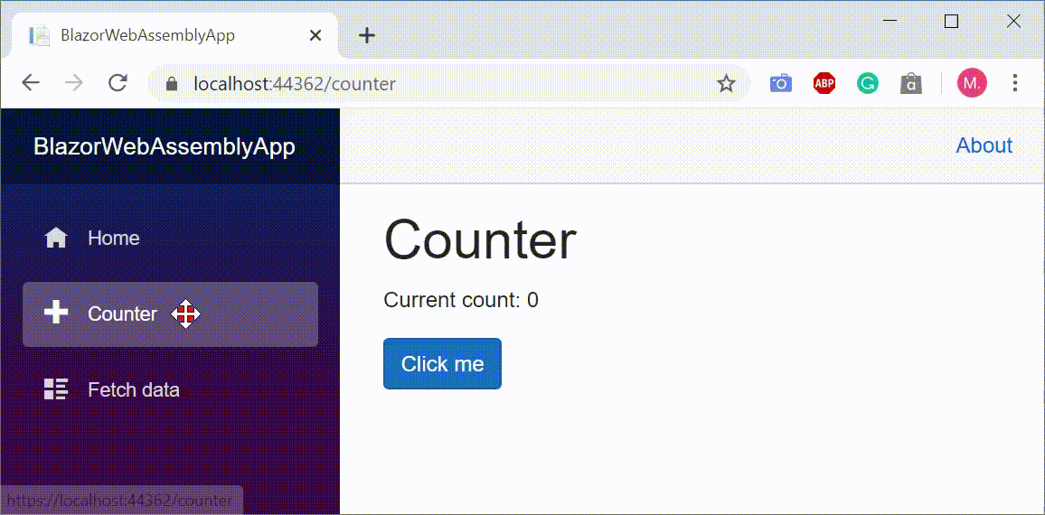 One Way Data Binding And Event Binding On Asp Net Core Blazor Informatics 1156