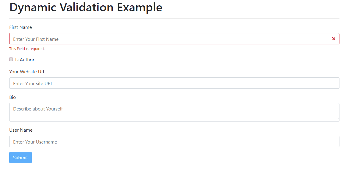 Dynamic Validation In Angular Dynamic Forms By Ajay Ojha Medium