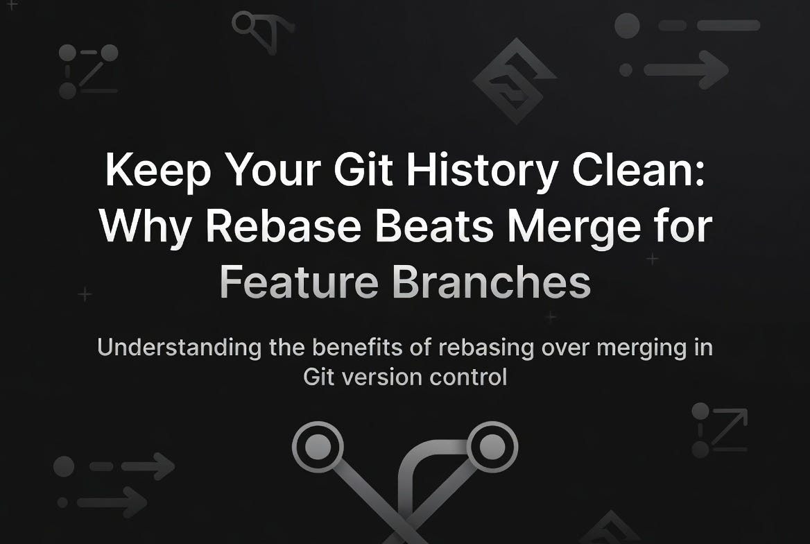 Keep Your Git History Clean: Why Rebase Beats Merge for Feature ...