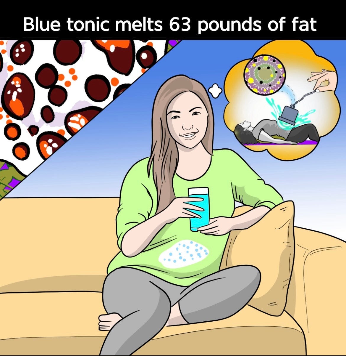 Unveiling the Magic of Weird Blue Tonic: Melting Stubborn Fat | by Luke ...