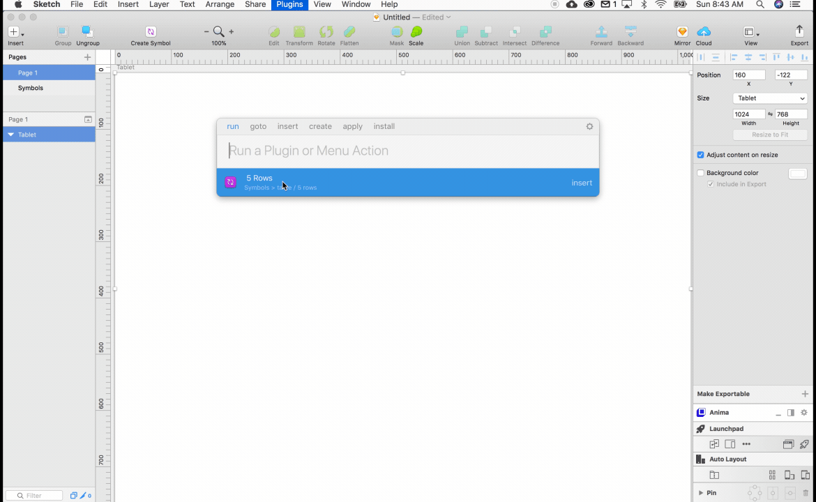 Quickly build tables in Sketch. I work at a company that deals with ...