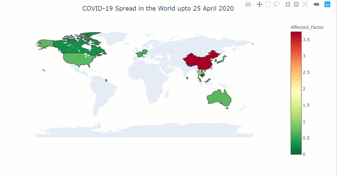 Bar Chart Race & Choropleth Map of COVID-19 python | TDS Archive