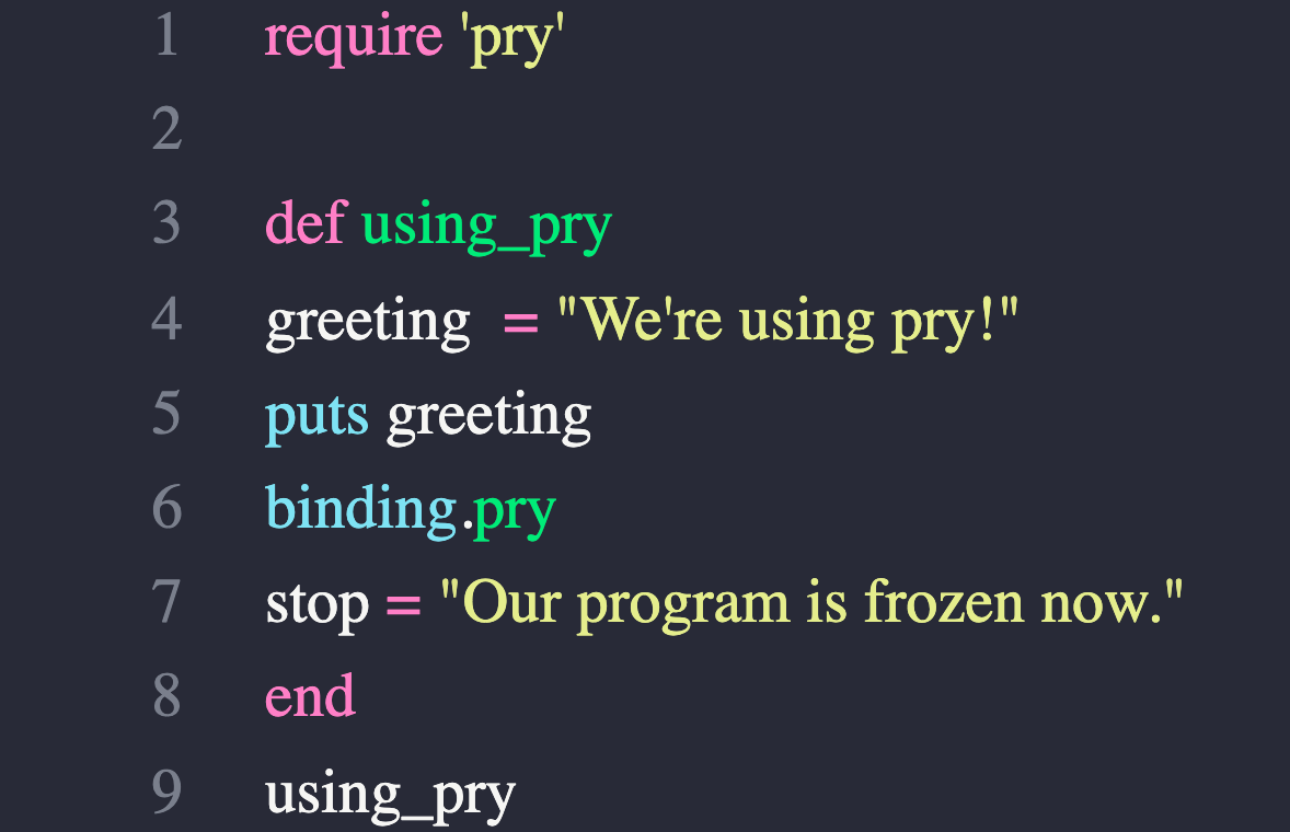 Don’t Cry Over binding.pry. A Beginner’s Guide to Using Ruby’s Pry ...