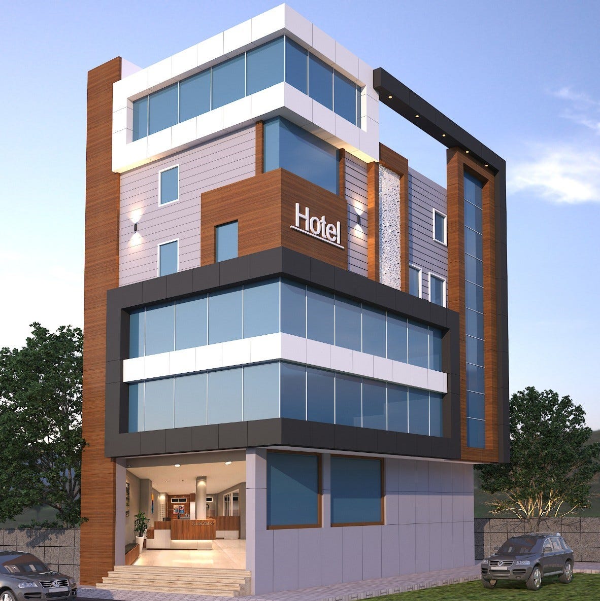 Exploring the Artistry of Front Elevation Design with Eurobond ACP: A ...