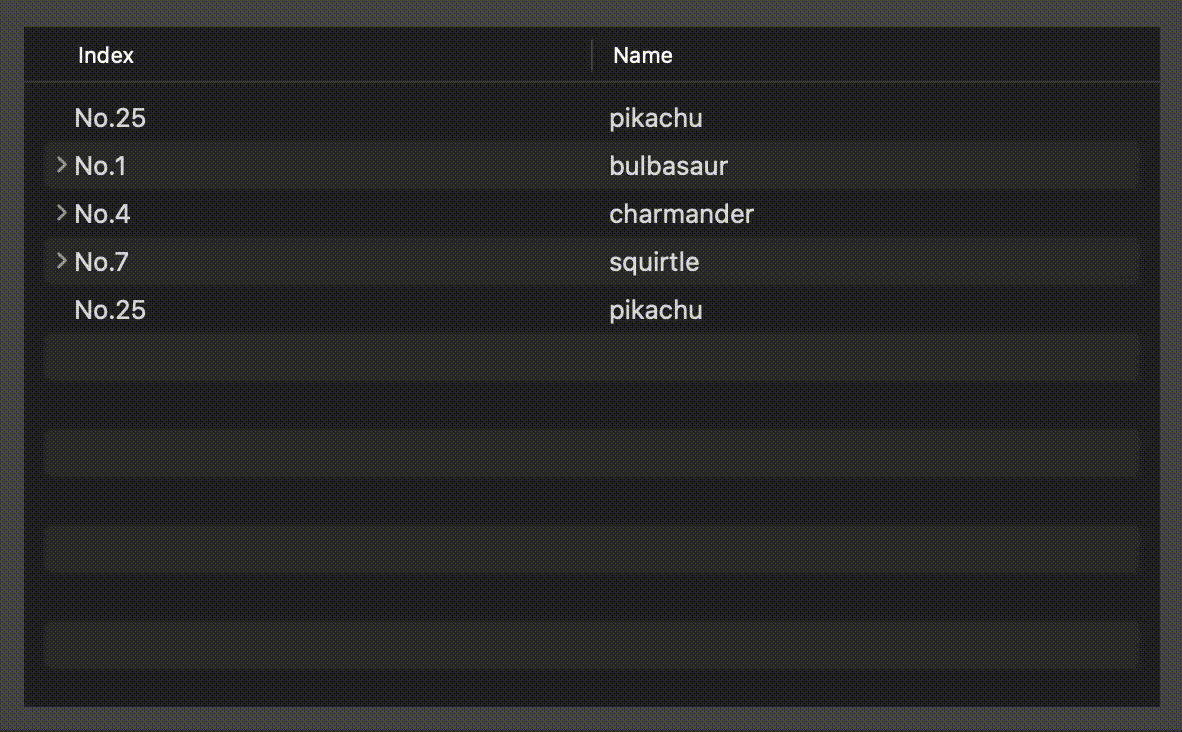 SwiftUI: Hierarchical Table 2 Ways | by Itsuki | Level Up Coding