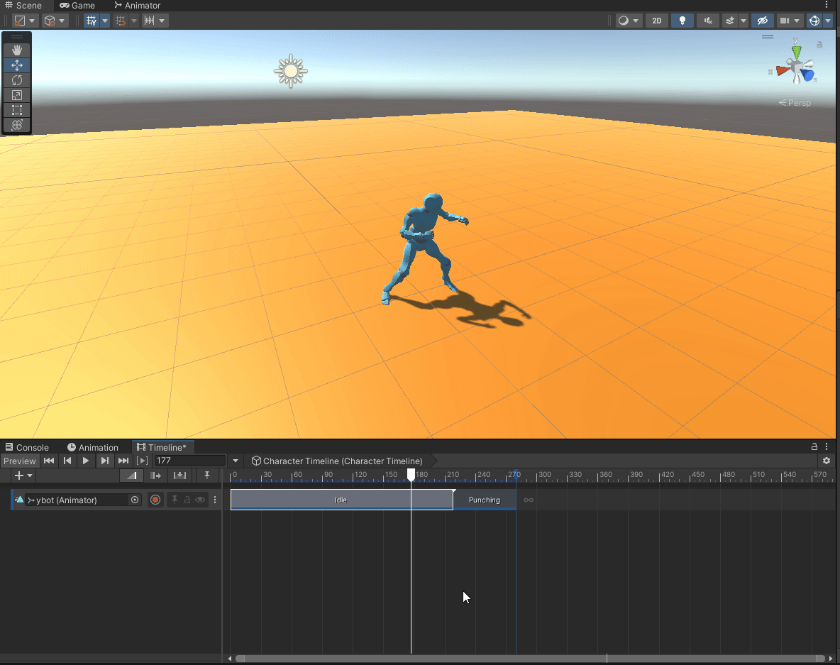 Character Animations in Timeline. Once we have our character in our ...