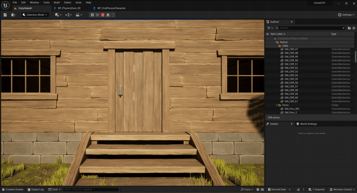 Creating a Physics Door in Unreal Engine | by Brian Stong | Medium