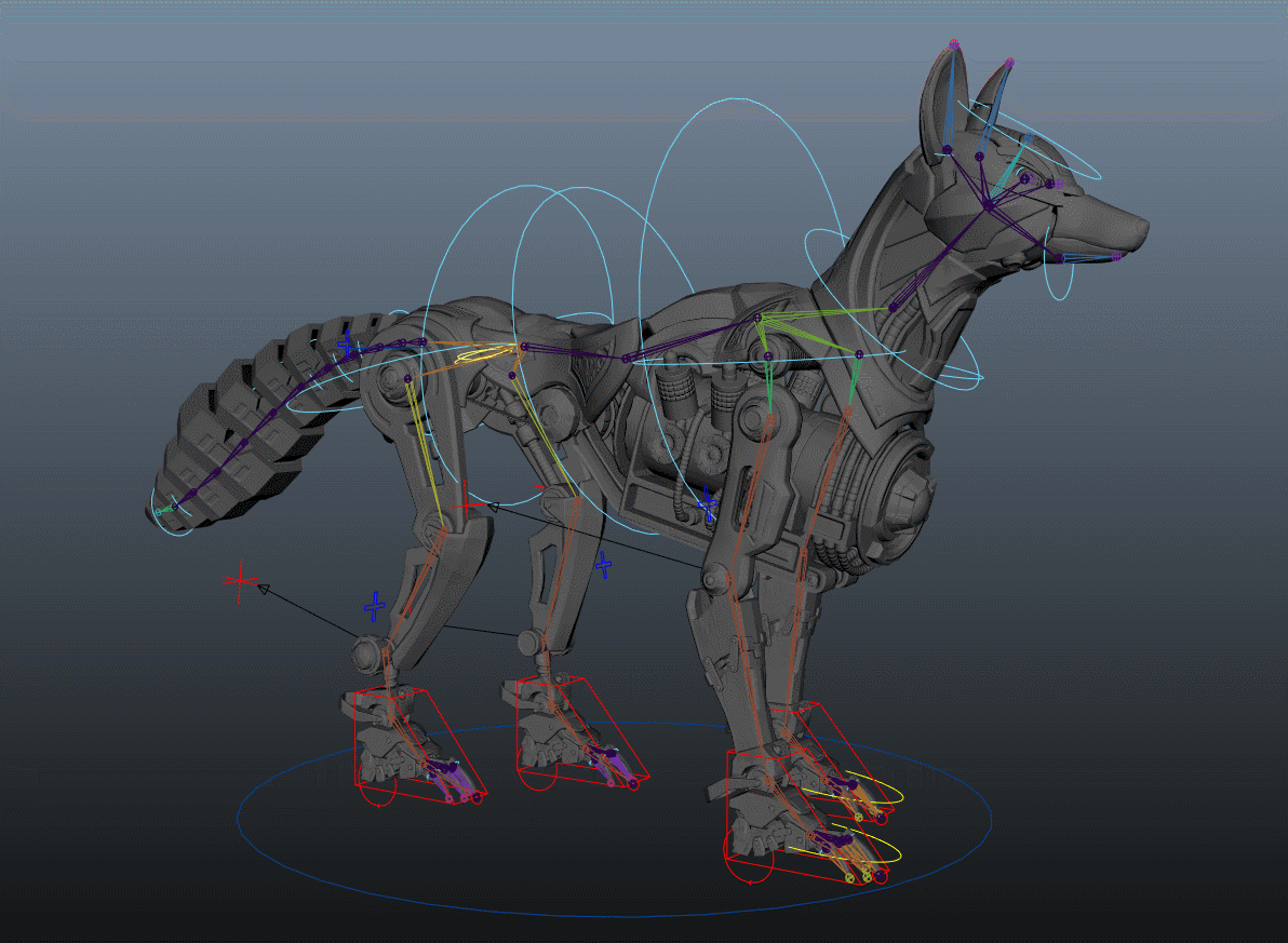 THE KEEN INTUITION Ai - MECHA WOLF - Medium