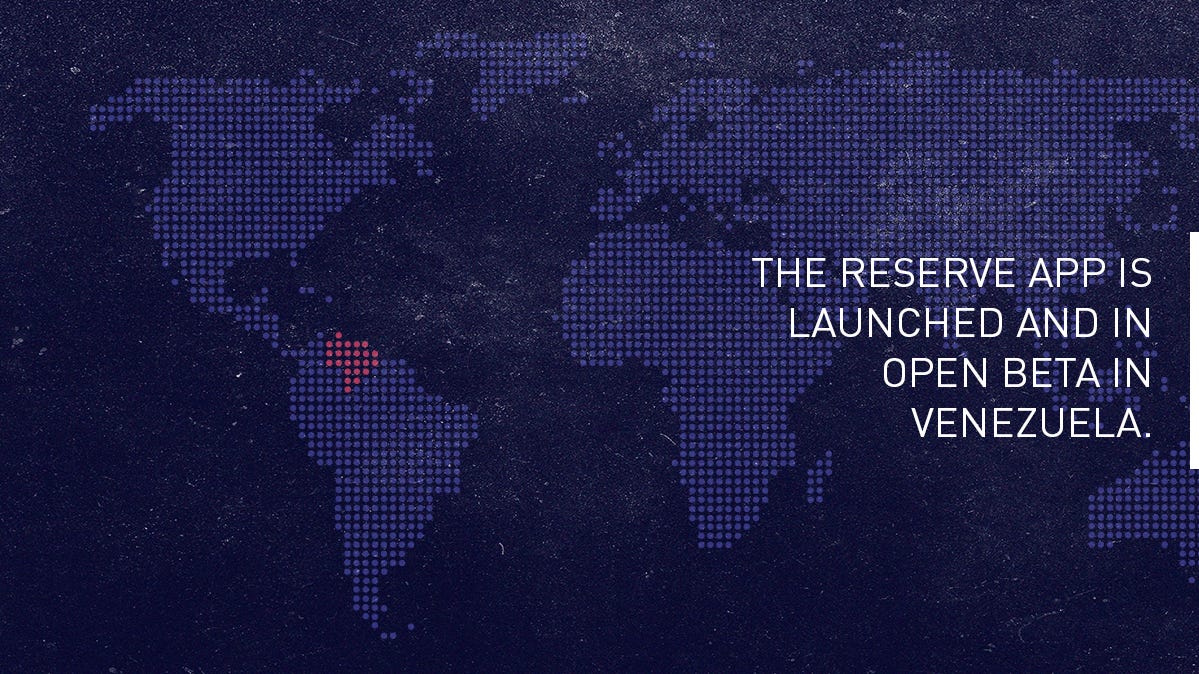 Q3 Update on the Reserve App. Hey everyone, I want to update you all ...