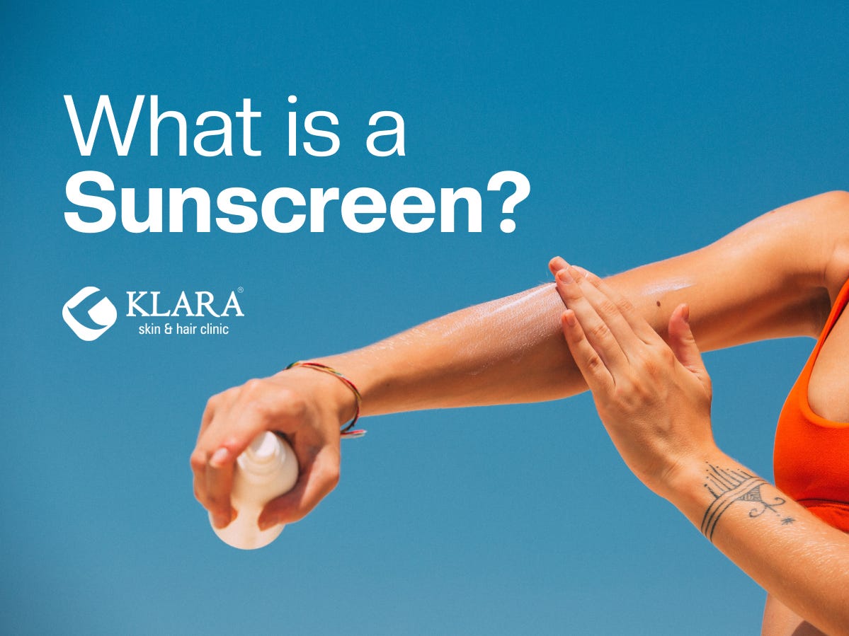 WHAT IS A SUNSCREEN? WHAT DOES A SUNSCREEN DO? | by Klara Skin & Hair ...