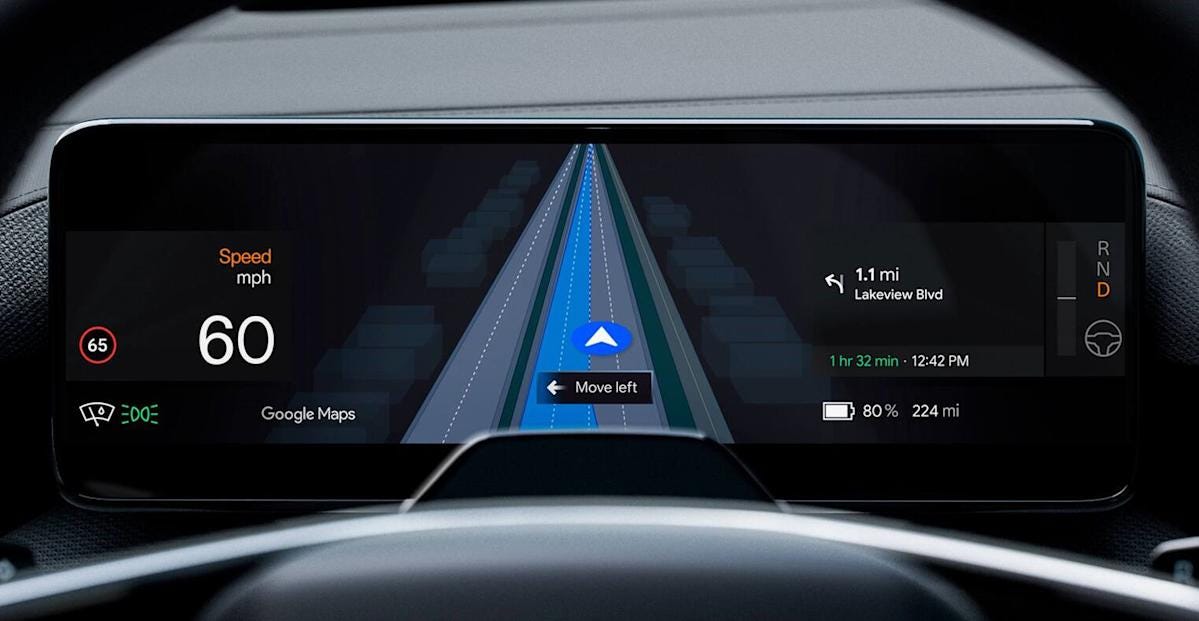 Google Maps Brings AI-Powered Live Lane Guidance to Cars With Google ...
