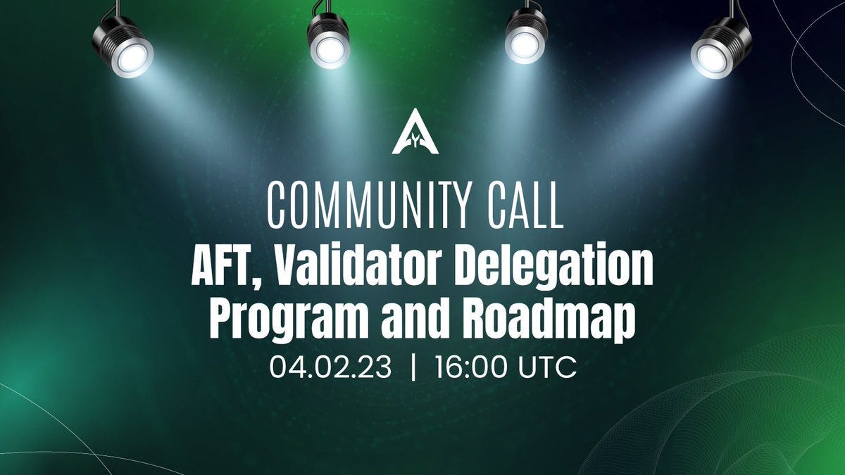 Arable Community Call — February. AFT, Validator Delegation Program… | by Arable Protocol | Medium