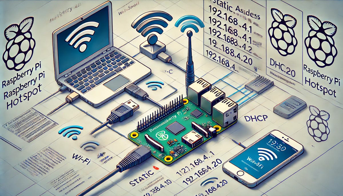 How to Set Up a Persistent Raspberry Pi Hotspot with DHCP | by Avnish Kumar Thakur | Medium