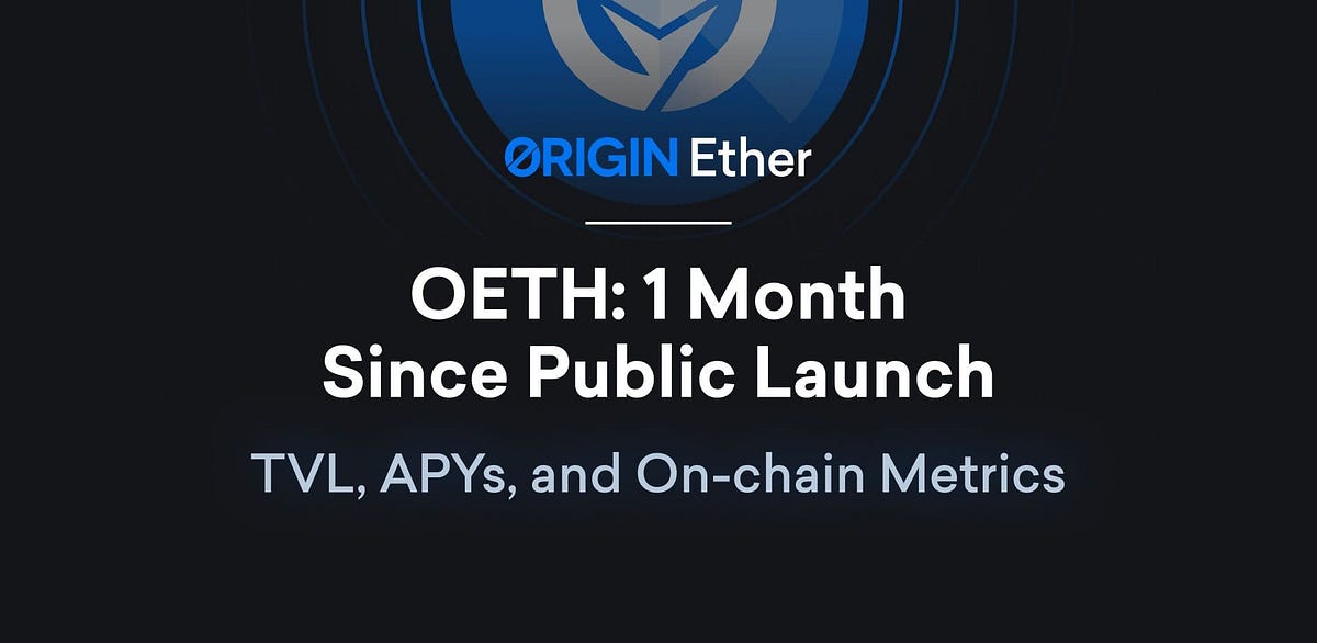 Métricas de Origin Ether (OETH) — 1 Mes Después del Lanzamiento | by Moisés Sosa | Origin ...
