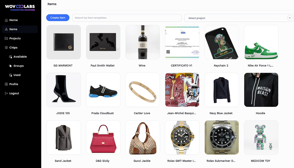 WoV Labs Business Dashboard: bringing mass-tokenization to the next ...