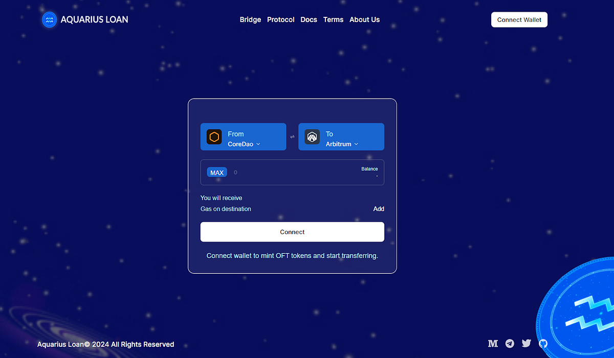 How to bridge : Your Step-by-Step Guide to Using the Aquarius Loan Token Bridge | by Aquarius ...