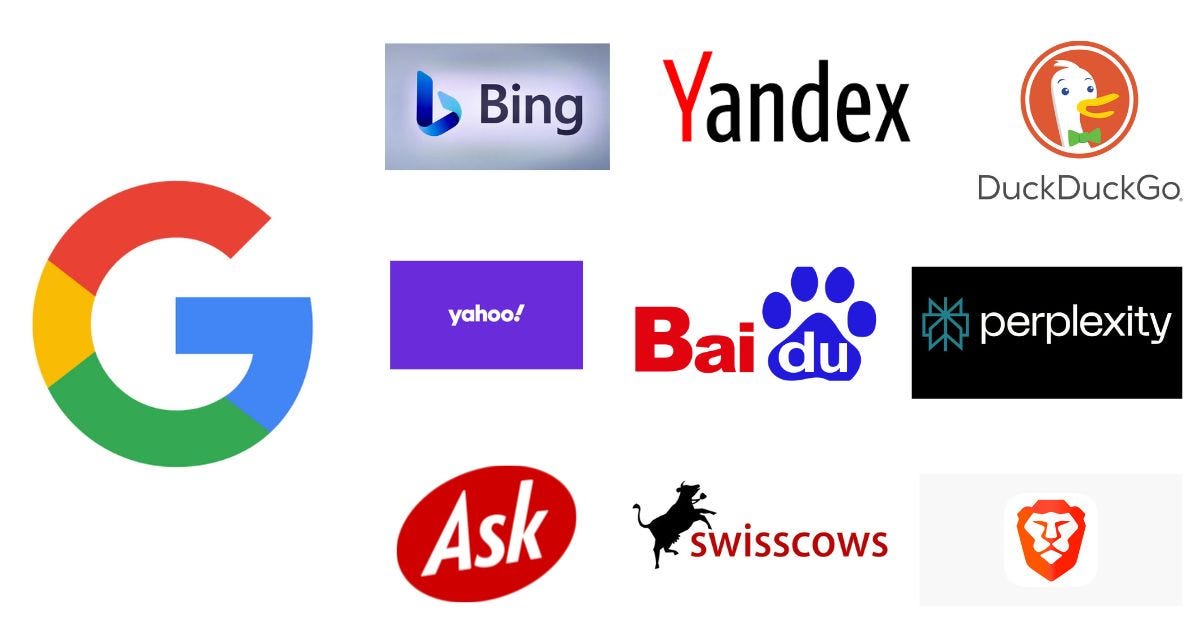 Top 7 Search Engines list in The World 2024 | by Technical Kalyan | Aug ...